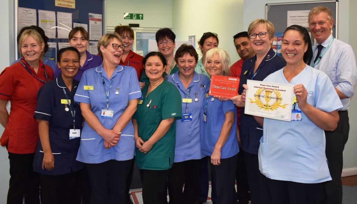 Winners of ESHT’s ‘Clean Care Award’ – East Sussex Healthcare NHS Trust