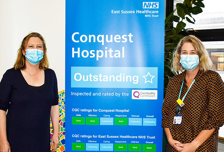 Local MP visits Conquest Hospital – East Sussex Healthcare NHS Trust