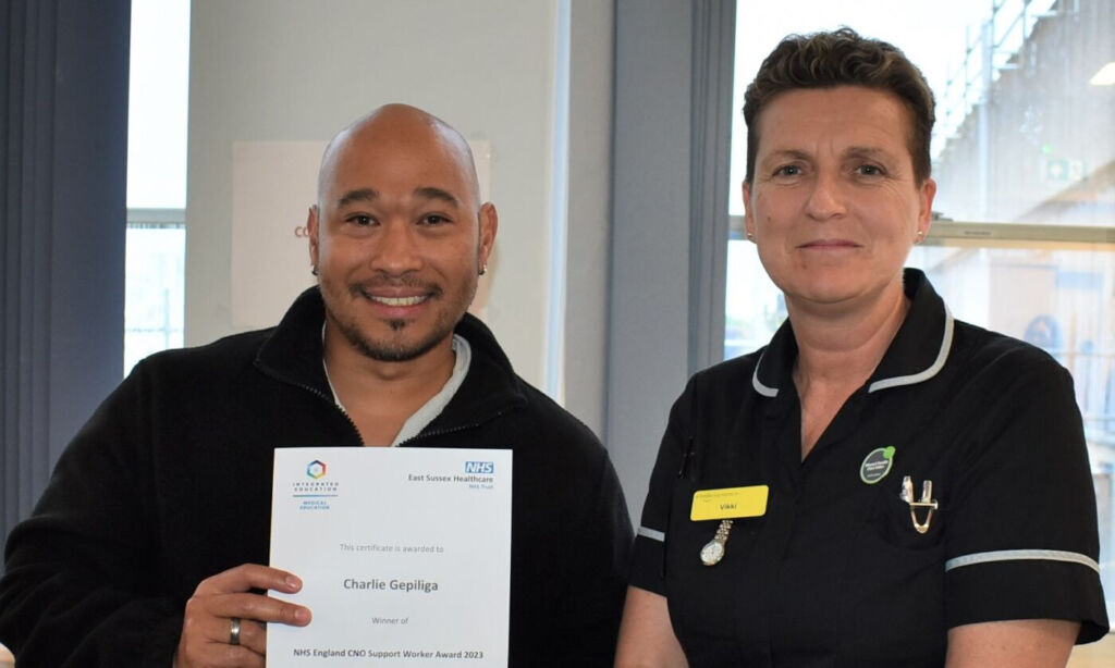 NHS England CNO Support Worker Award for Charlie – East Sussex ...